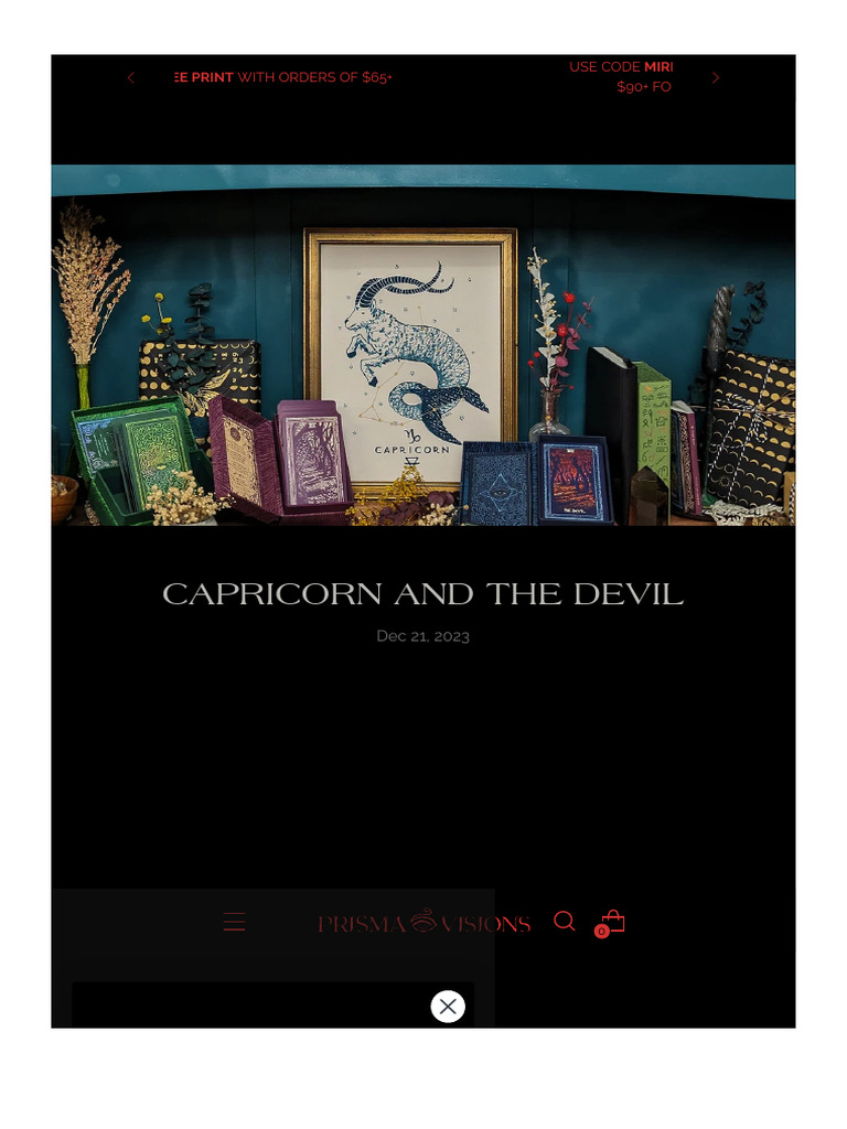 Capricorn and The Devil - Prisma Visions | PDF | Hermeticism | Divination