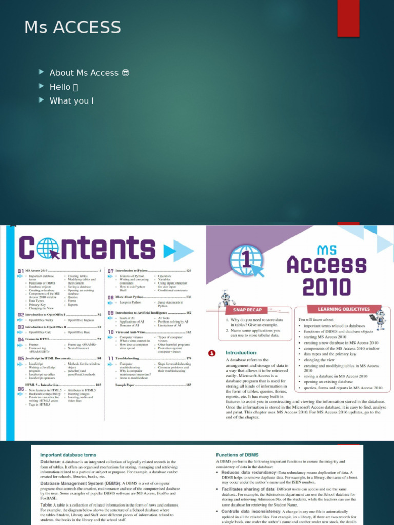 Ms Access 8b | PDF