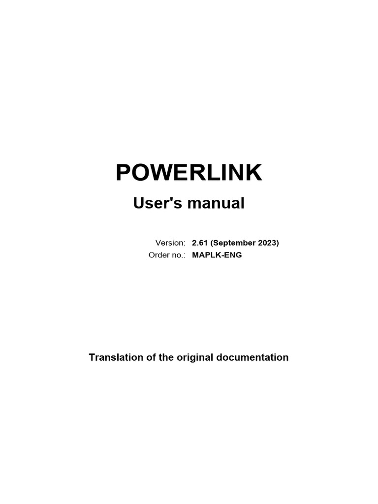 B Powerlink-EnG V2.61 | PDF | Electrical Engineering | Physical Layer ...