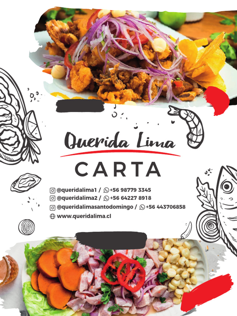 NxkdkdCarta Querida Lima | PDF | Mariscos | filete