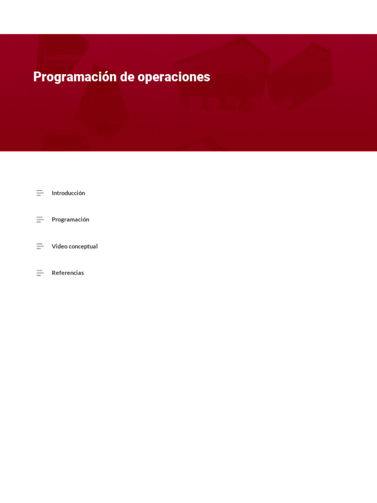 Programación De Operaciones En Producción Pdf Programación De