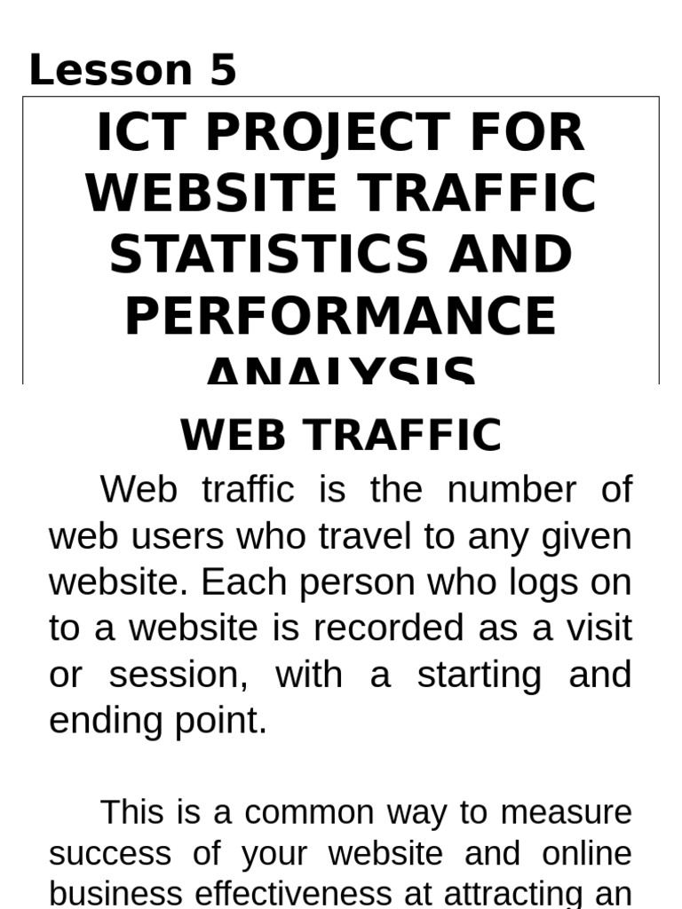 Website Traffic Analysis Project Overview | PDF | Computers