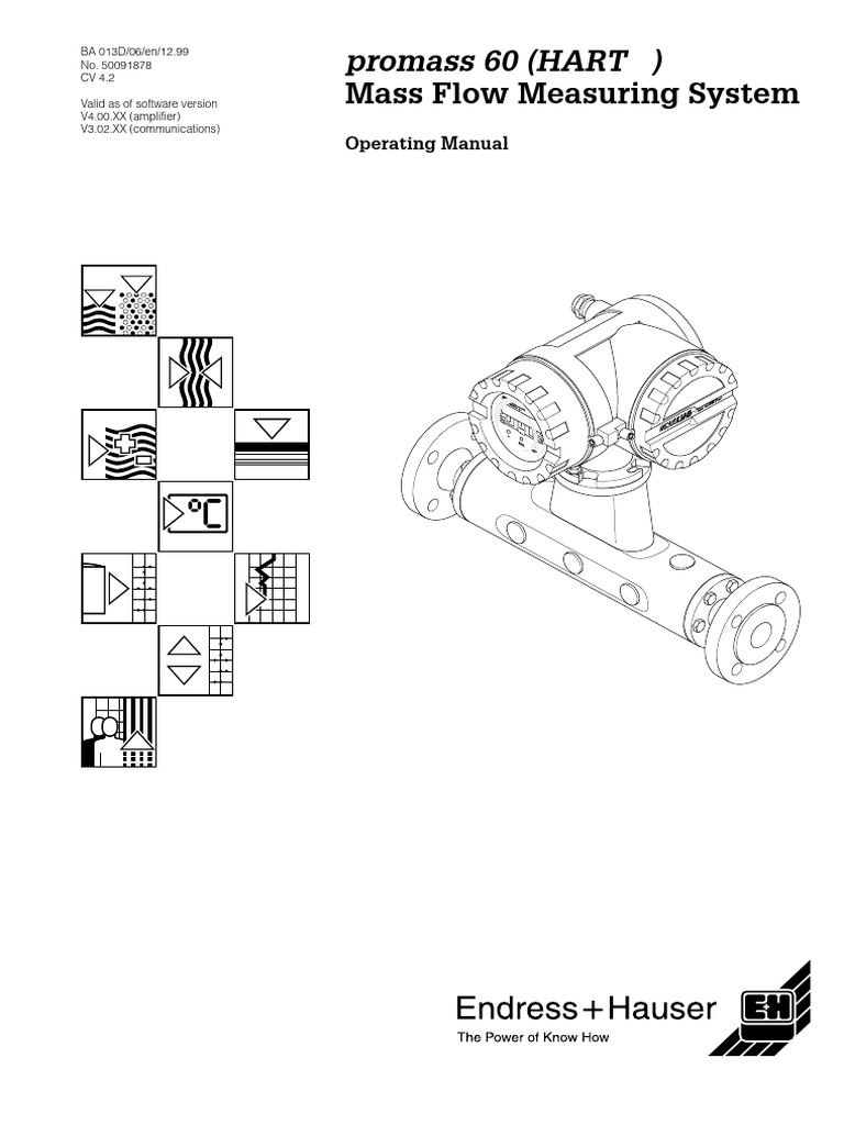 Promass 60 | PDF | Oscillation | Force