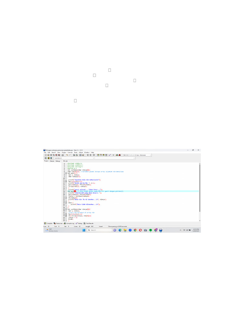 Tugas 10 Pengantar Coding - Attahirah Miftahul Jannah - 21129356 | PDF ...