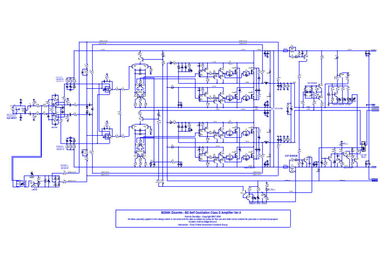 BDS5K Discrete - BD Self Osc Class D Amplifier Ver.1 | PDF