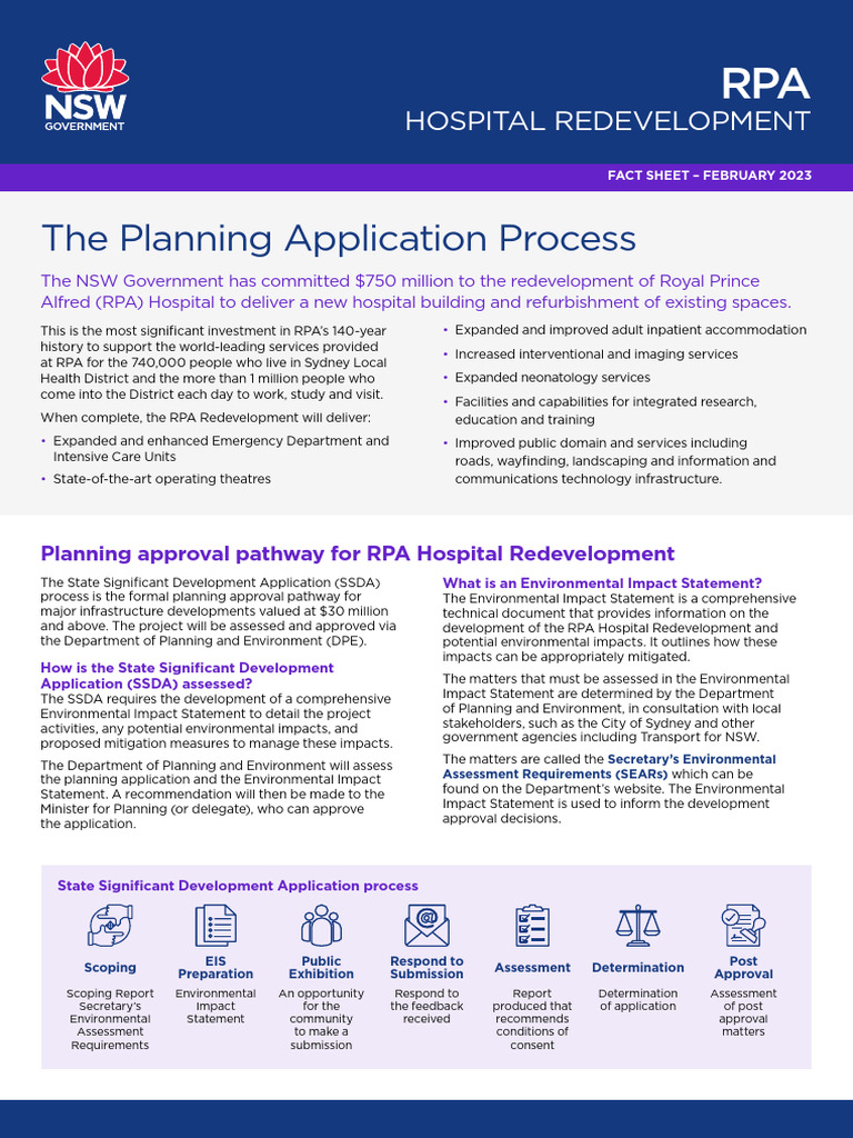 RPA Planning Fact-Sheet A4 V9 | PDF | Environmental Impact Assessment ...