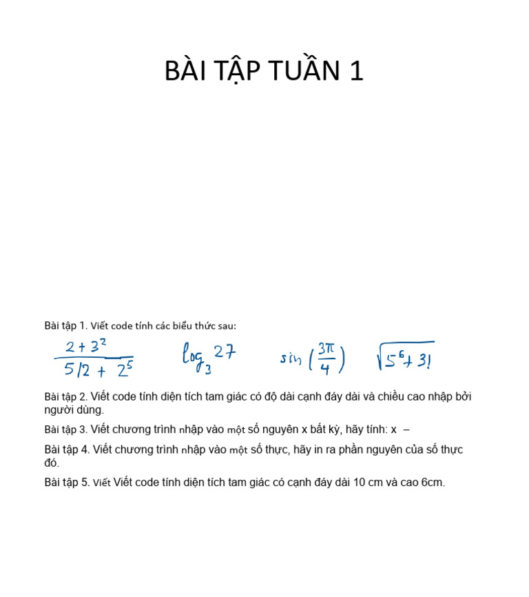 Week01 Exercises | PDF
