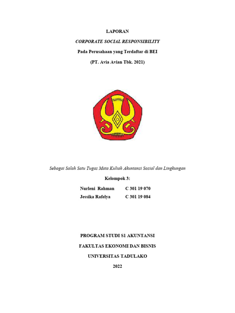 Laporan Csr Pdf