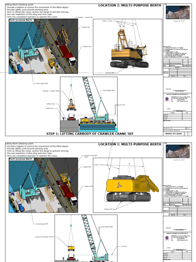 Crane Lifting Plan Overview | PDF | Crane (Machine) | Equipment