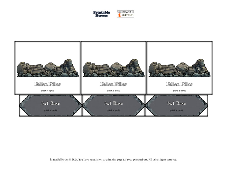 Prop - Fallen Pillar - 01 - Free | PDF