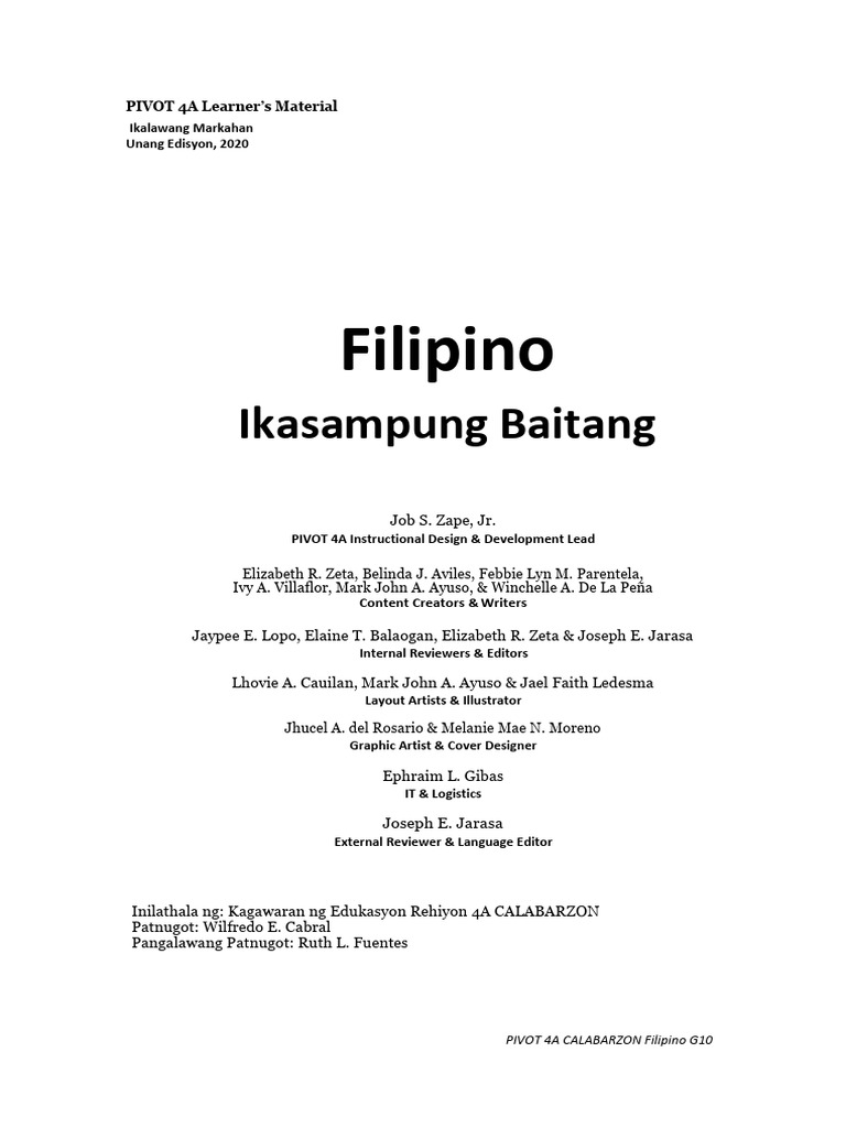 2nd Quarter Module | PDF