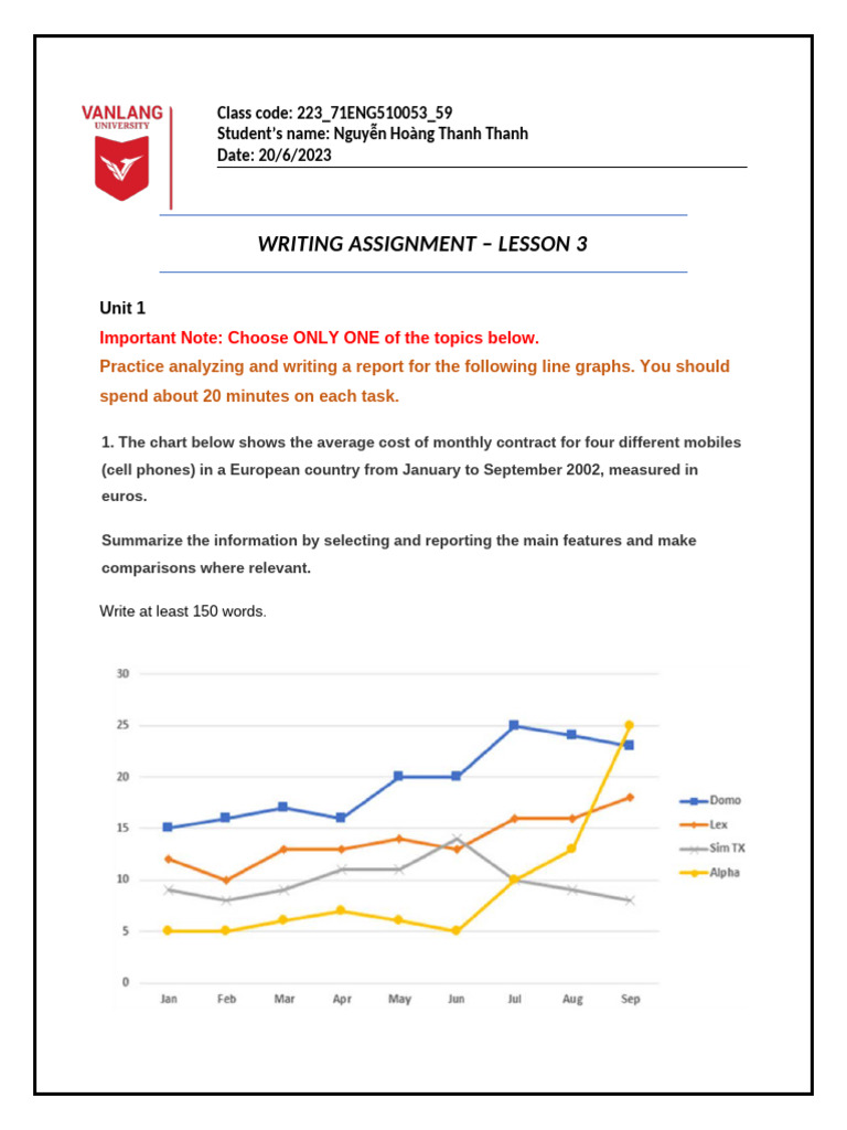 LESSON 3 Writing Assignment 1 | PDF | China | World Politics
