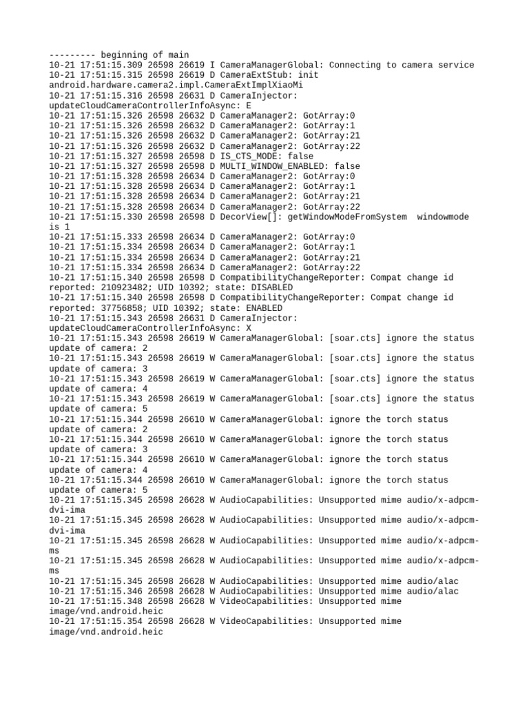 Log Cat 1729507875252 | PDF | Software Engineering | Computer Programming