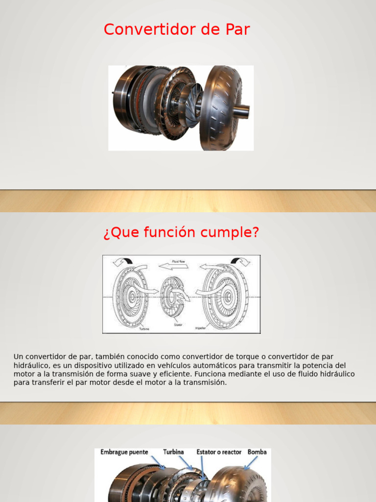 Convertidor de Par XG | PDF | Embrague | Turbina