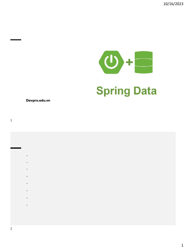 05 Spring Jpa | PDF