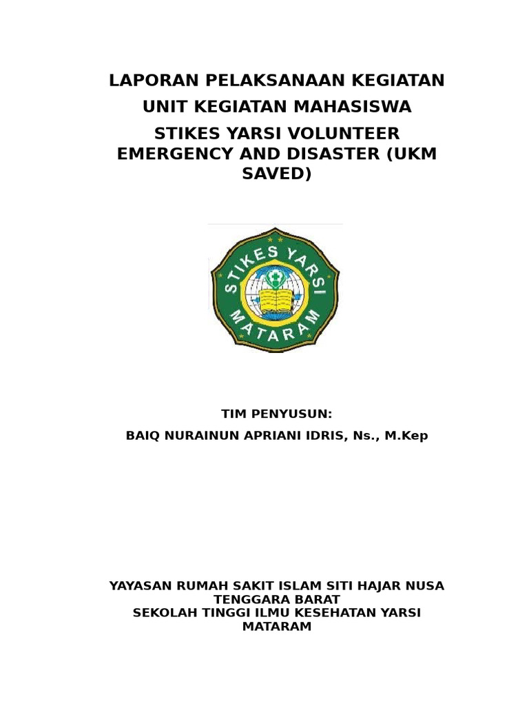 Laporan Ukm Saved | PDF