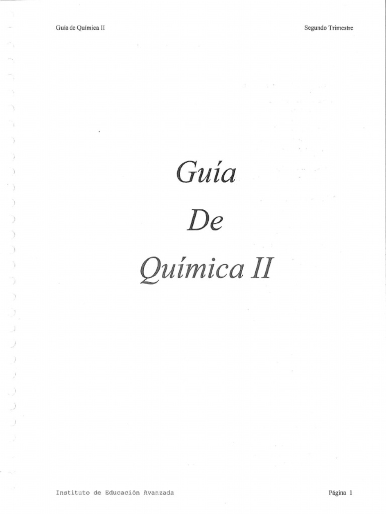 Química II | PDF