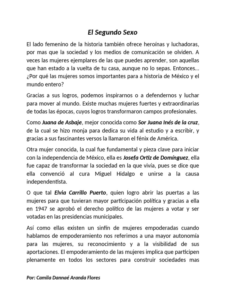 Discurso de La Mujer Danae | PDF