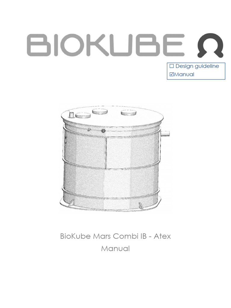 Mars Combi IB ATEX Installation Manual | PDF | Pump | Sewage Treatment