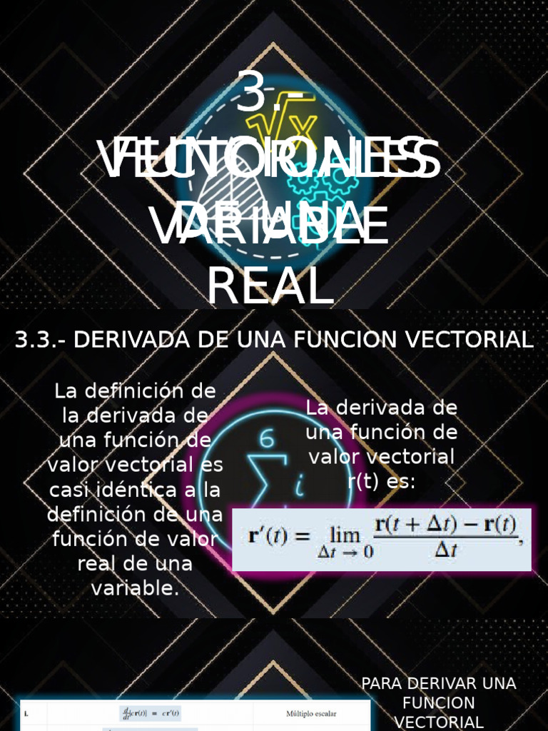 3.3. - Derivada de Una Funcion Vectorial | PDF