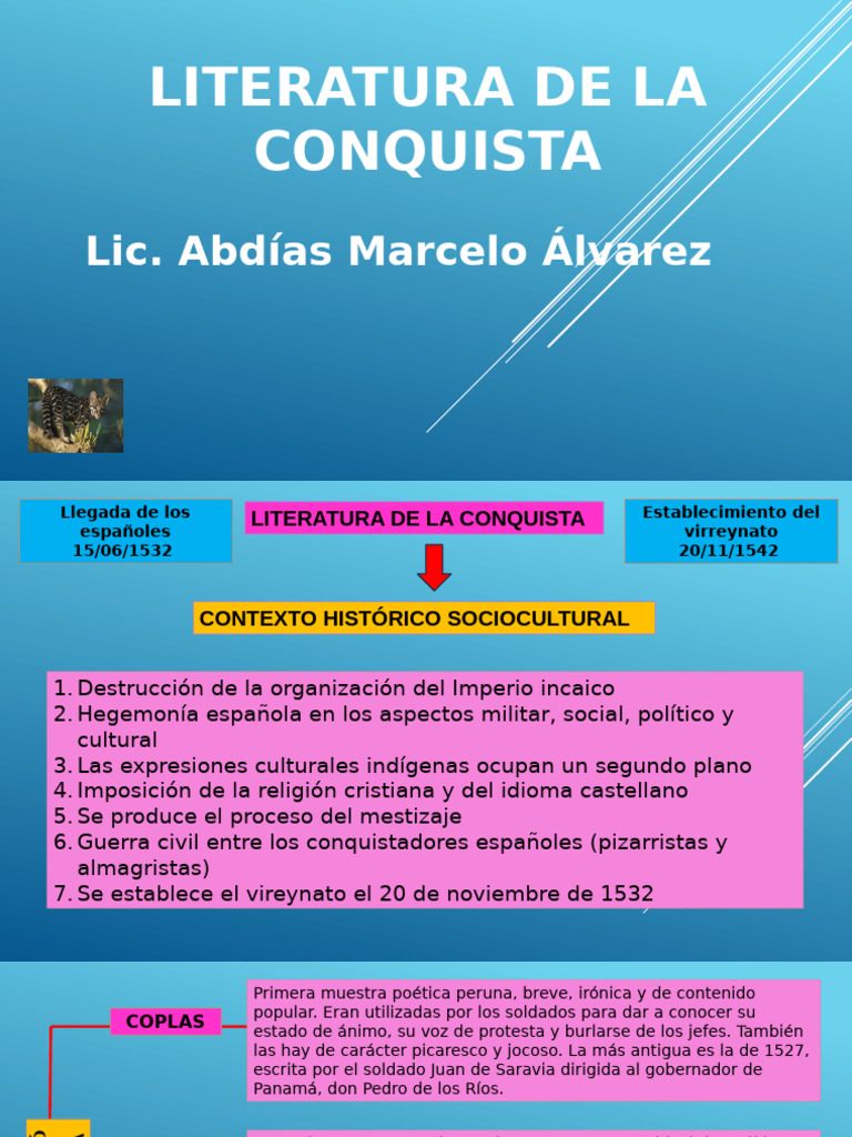 Literatura de La Conquista | PDF | Imperio Inca | Perú