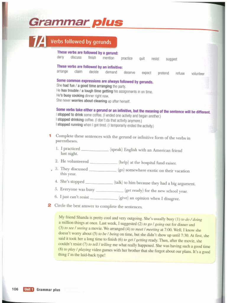 Student's Book - Grammar Plus | PDF
