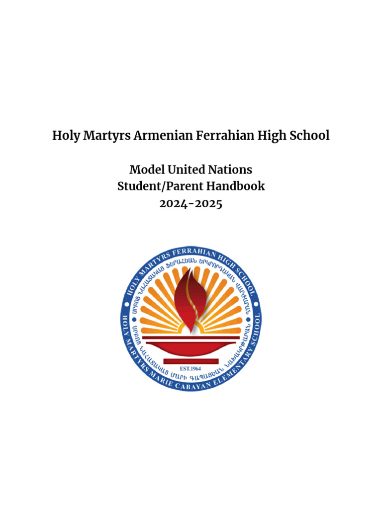 MUN Handbook PDF | PDF | United Nations | International Relations