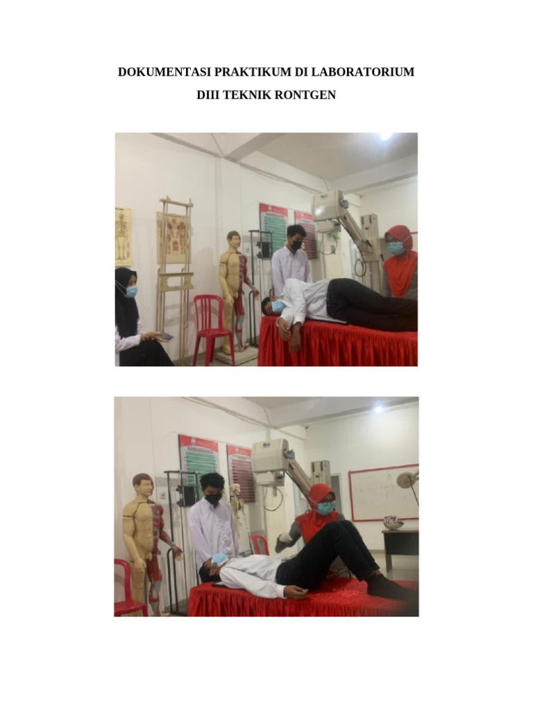 Dokumentasi Praktikum Lab DIII Teknik Rontgen | PDF