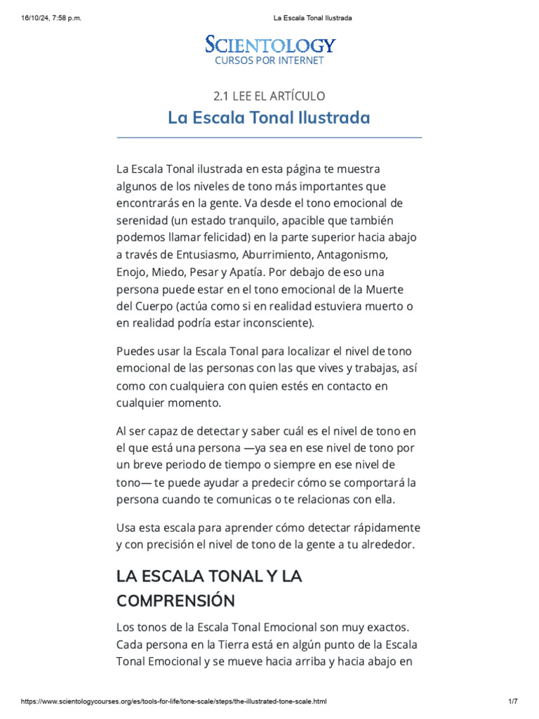 La Escala Tonal Ilustrada | PDF | Las emociones | Felicidad
