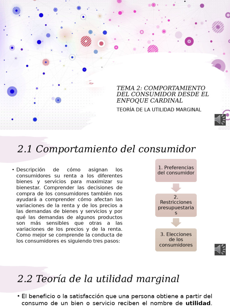 Tema 2 Teoría de La Utilidad Marginal | PDF | Utilidad | Utilidad marginal