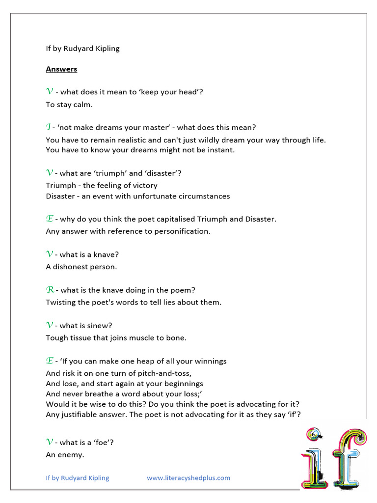 If Notes | PDF | Poetry