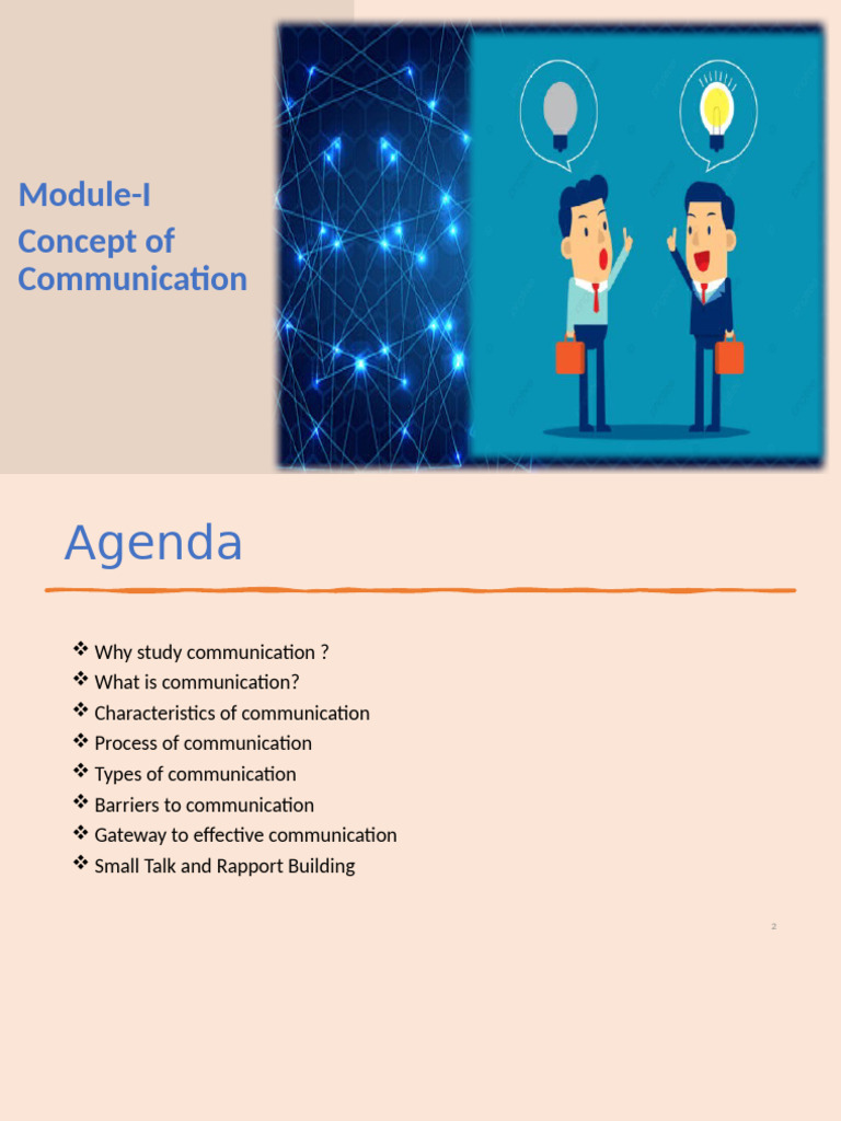 Module 1 Concept of Communication | PDF | Communication | Nonverbal Communication