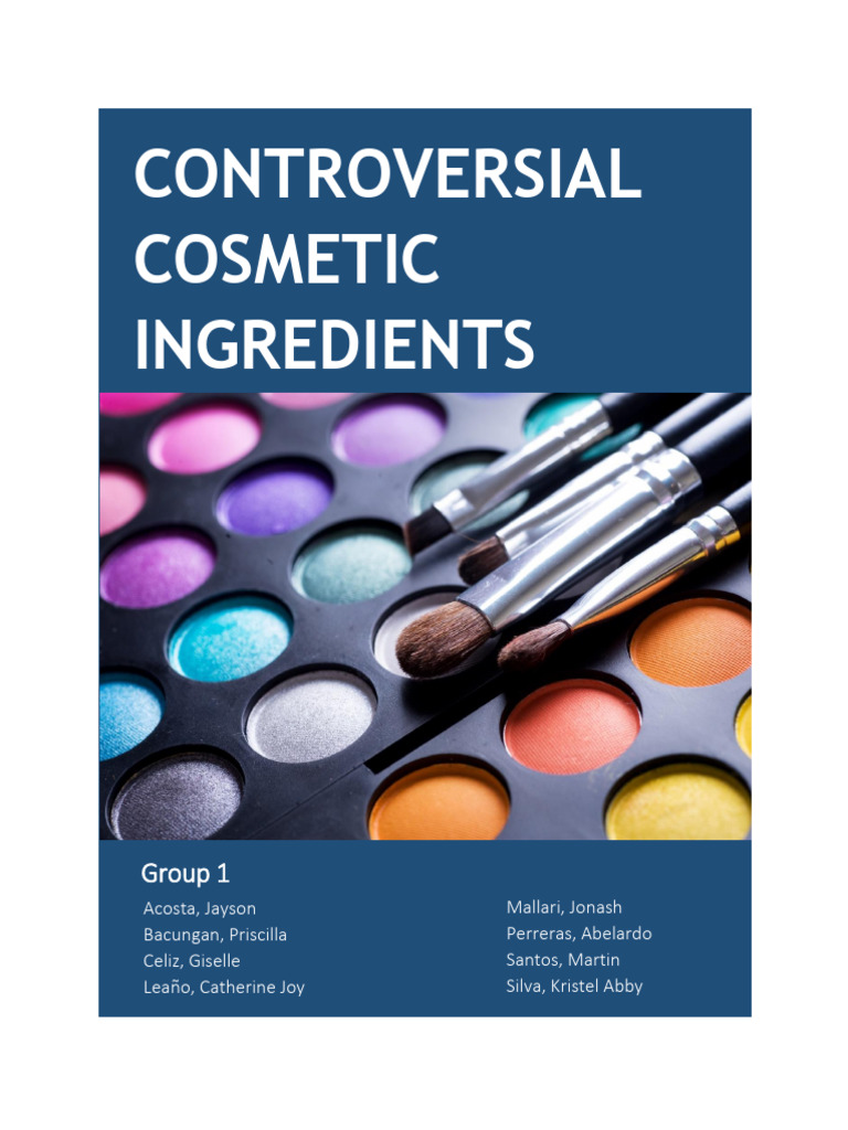 Controversial Cosmetic Ingredients Guide | PDF | Cosmetics | Perfume