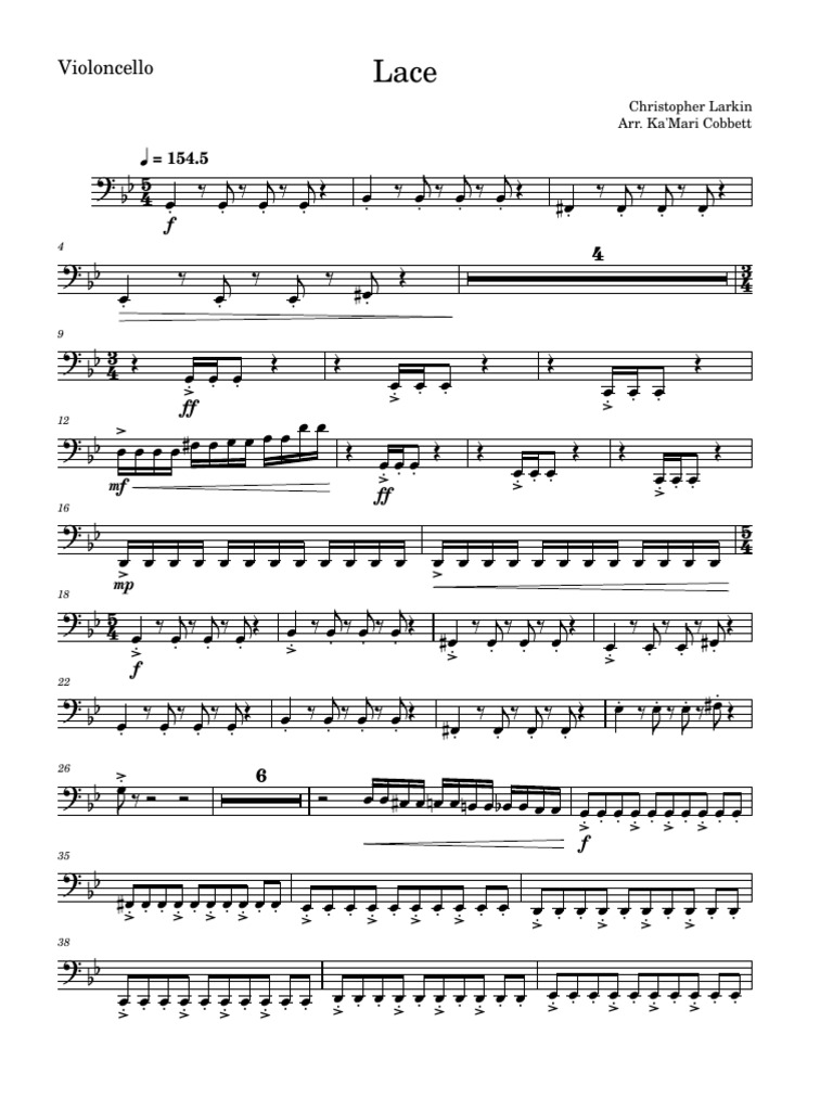 Lace Violoncello | PDF