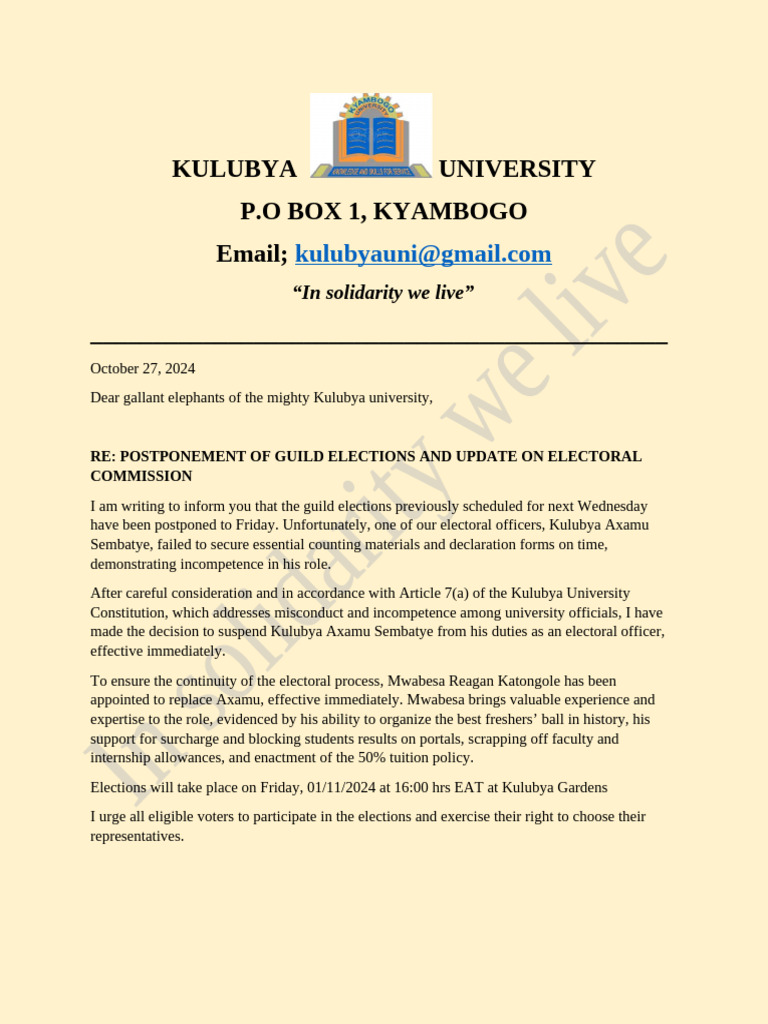 Electons Postponed | PDF