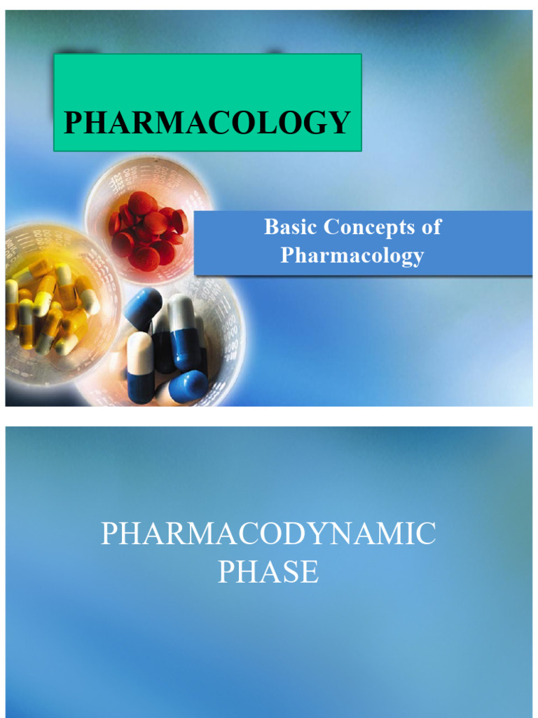 2 Pharma Basic Concepts of Pharmacology 28 | PDF | Pharmacology ...
