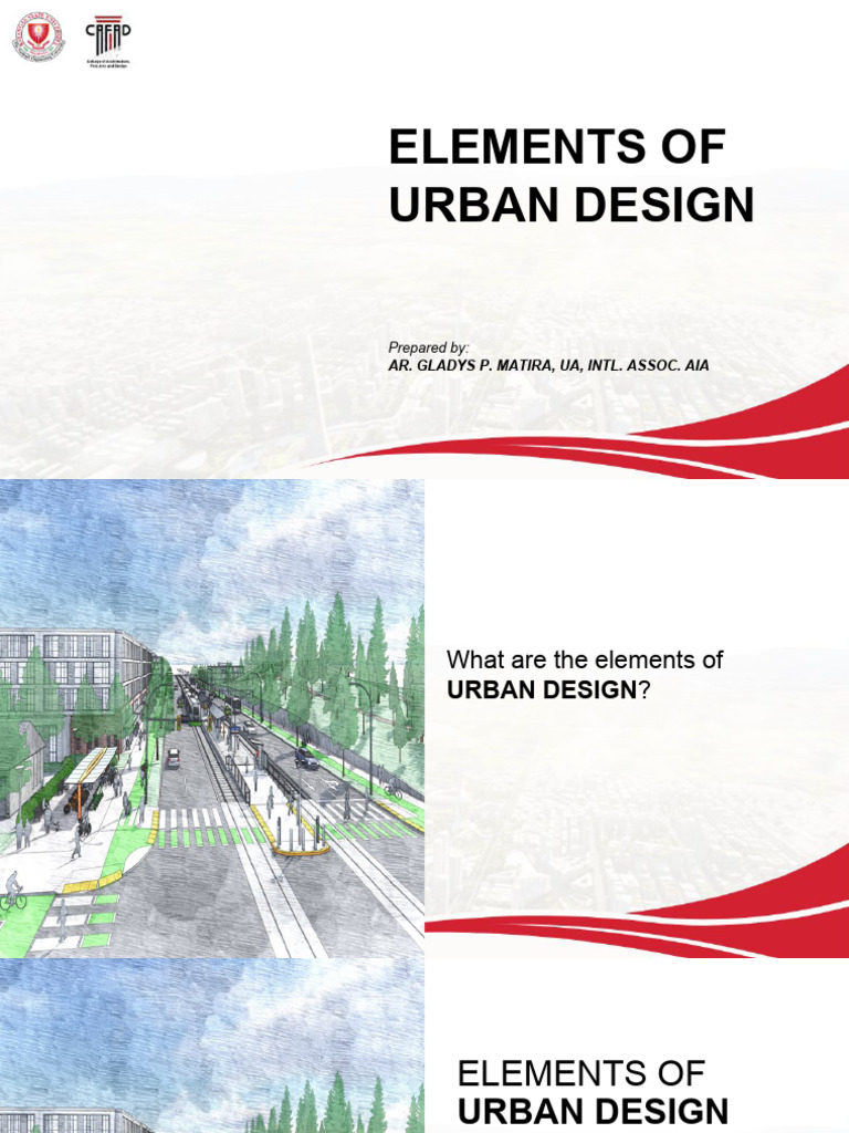 Key Elements of Urban Design | PDF | Street | Transport Infrastructure