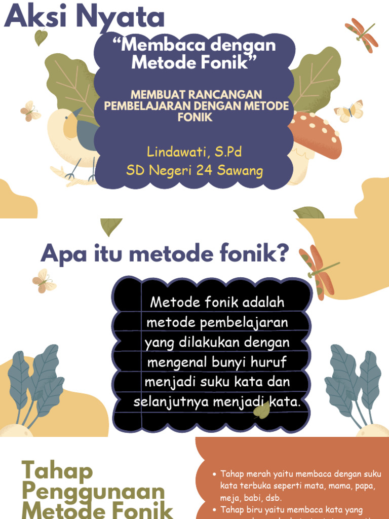 Aksi Nyata Membaca Dengan Metode Fonik - Compressed | PDF Aksi Nyata Membaca Dengan Metode Fonik - Compressed | PDF