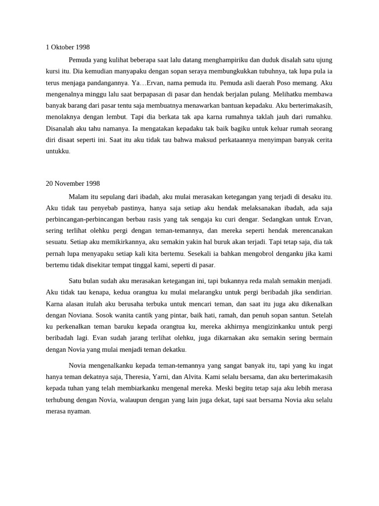 Agis Amelia Sa'adah - Konflik Poso | PDF