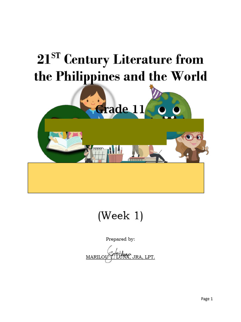 21st-Century-Lit-Module-1 | PDF | Philippines 21st-Century-Lit-Module-1 | PDF | Philippines