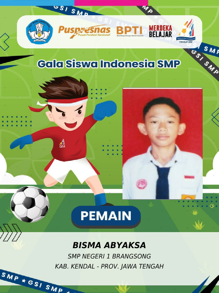Idcard Pemain Bisma Abyaksa | PDF