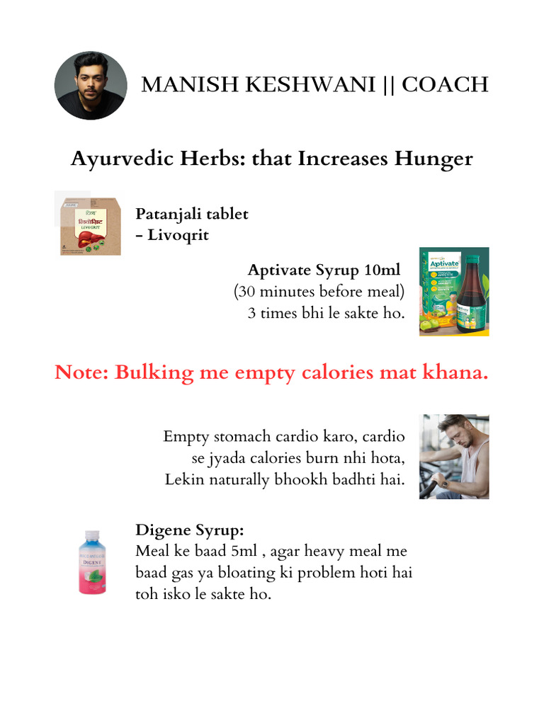 Bulk With Manish | PDF | Wellness