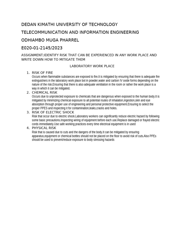 Workshop Practice 1 Assignment | PDF | Science & Mathematics | Computers