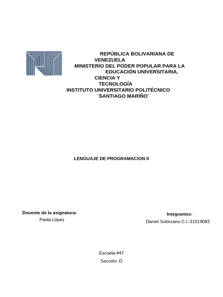 INFORME_PROGRAMACION | PDF | Tecnología de información y comunicaciones | web 2.0