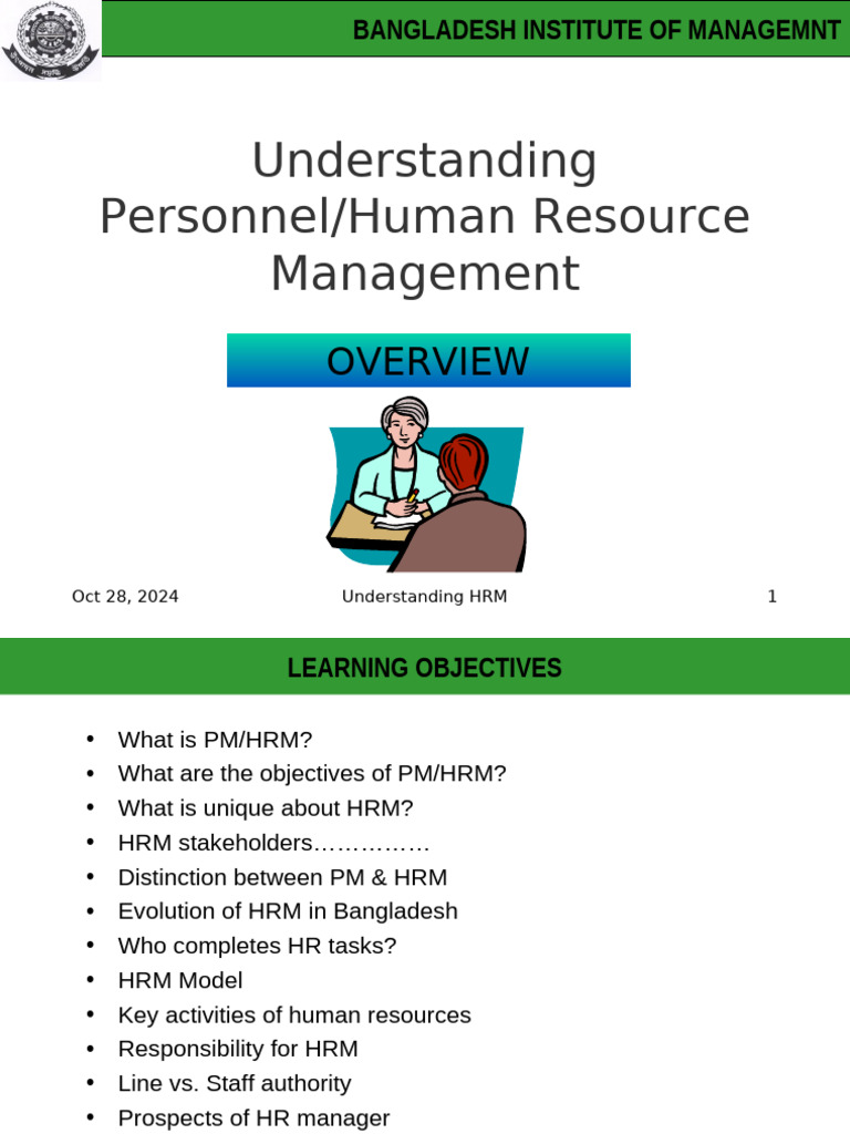 1.1.1 Understanding HRM | PDF | Human Resource Management | Human Resources