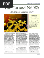 Pangu and Nuwa | PDF | Mythology | Cultural Anthropology