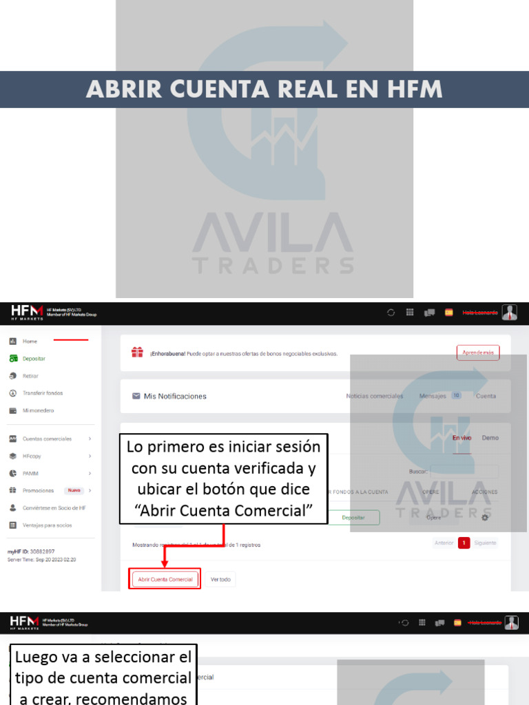 Abrir Cuenta Real en HFM y Fondearla Con (Binance) | PDF | Aplicación movil | Informática