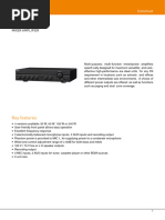 Professional Power Amplifiers | PDF