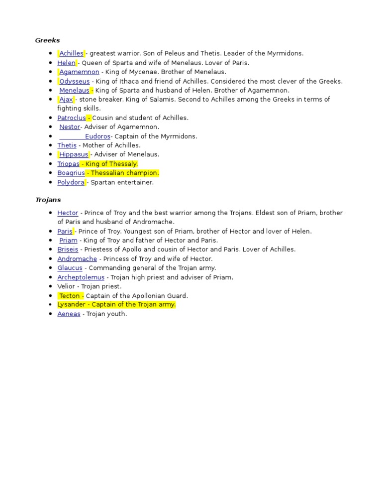 Troy | PDF