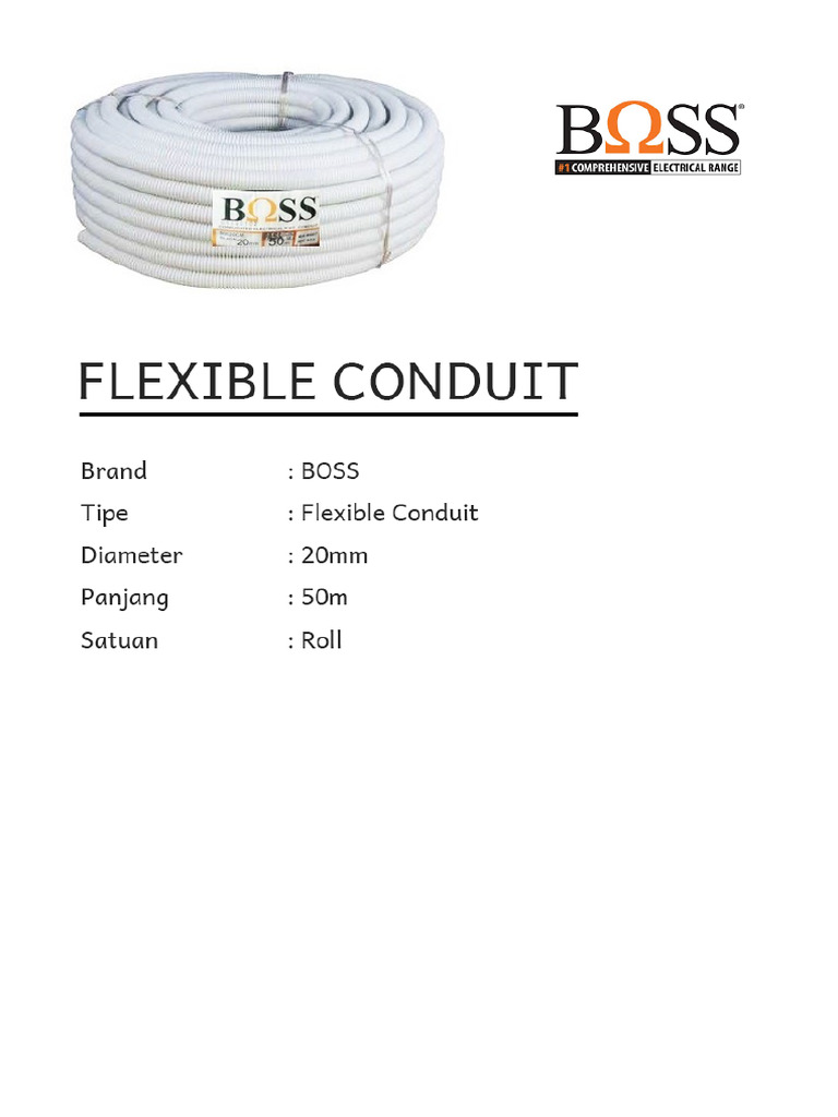 Flexible Conduit Boss | PDF
